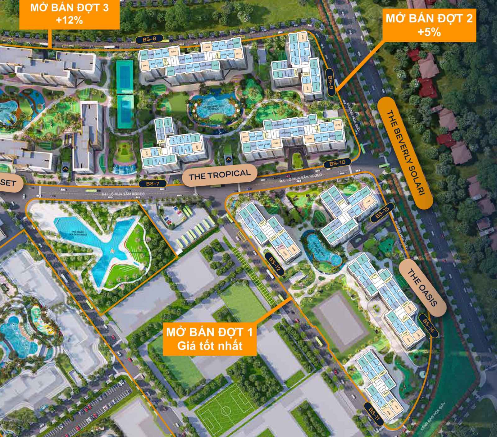 Mặt bằng vinhomes grand park